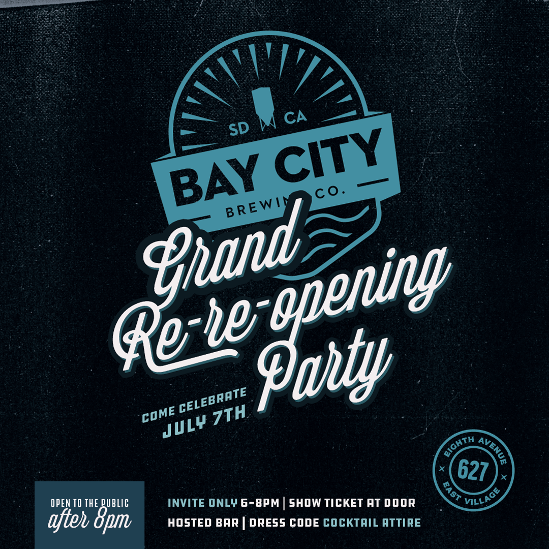 Grand Re-Re Opening-East Village - Bay City Brewing Co